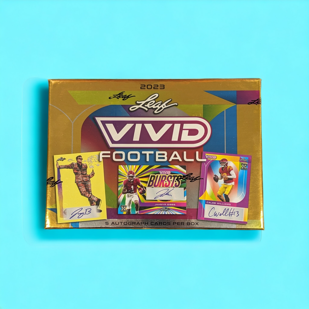 2023 Leaf Vivid Football Hobby Box – SCJ