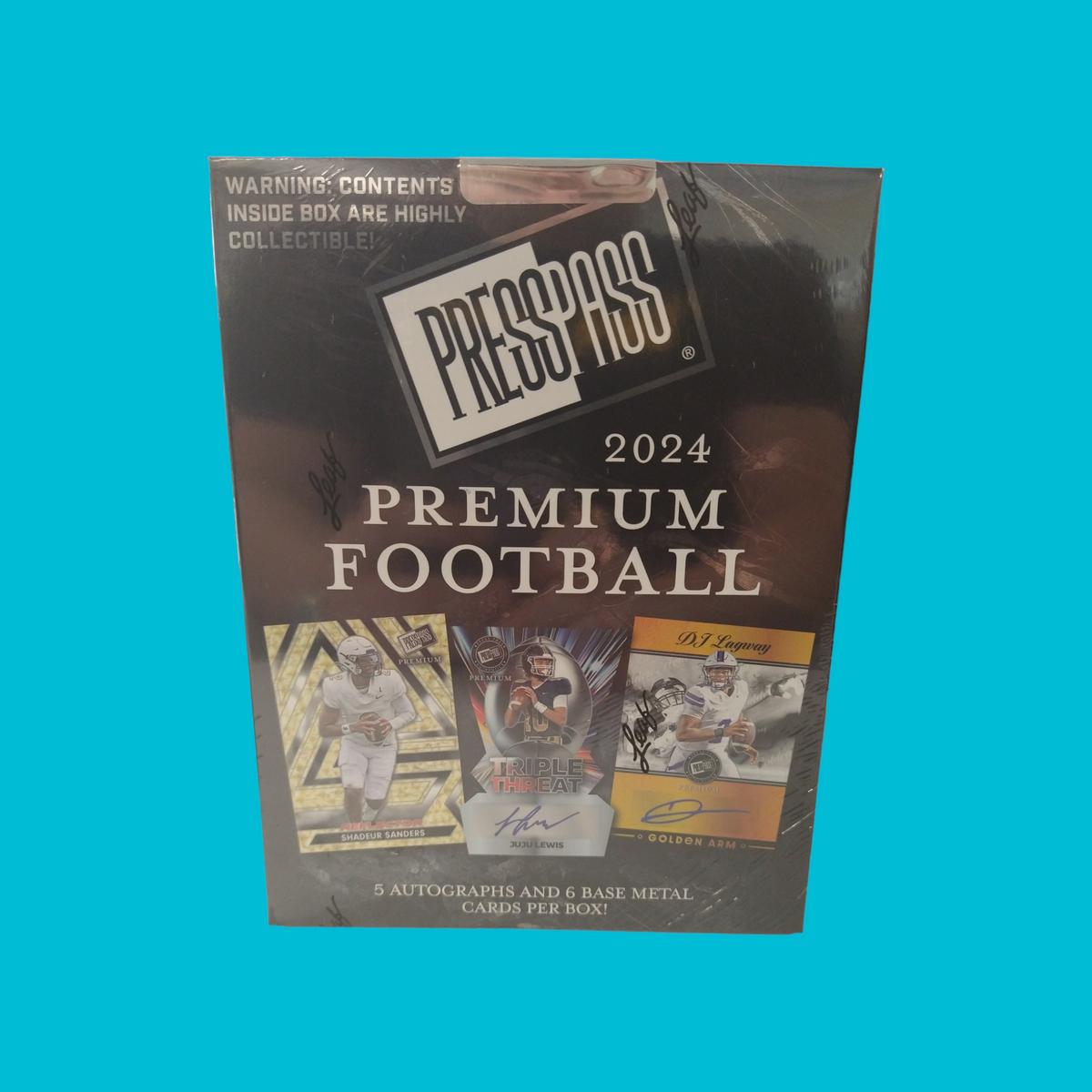 2024 Leaf Press Pass Football Premium Hobby Box – SCJ