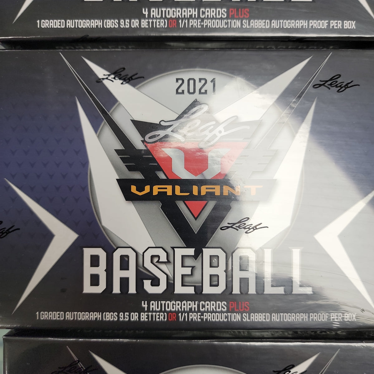2021 Leaf Valiant Baseball Hobby Box – SCJ