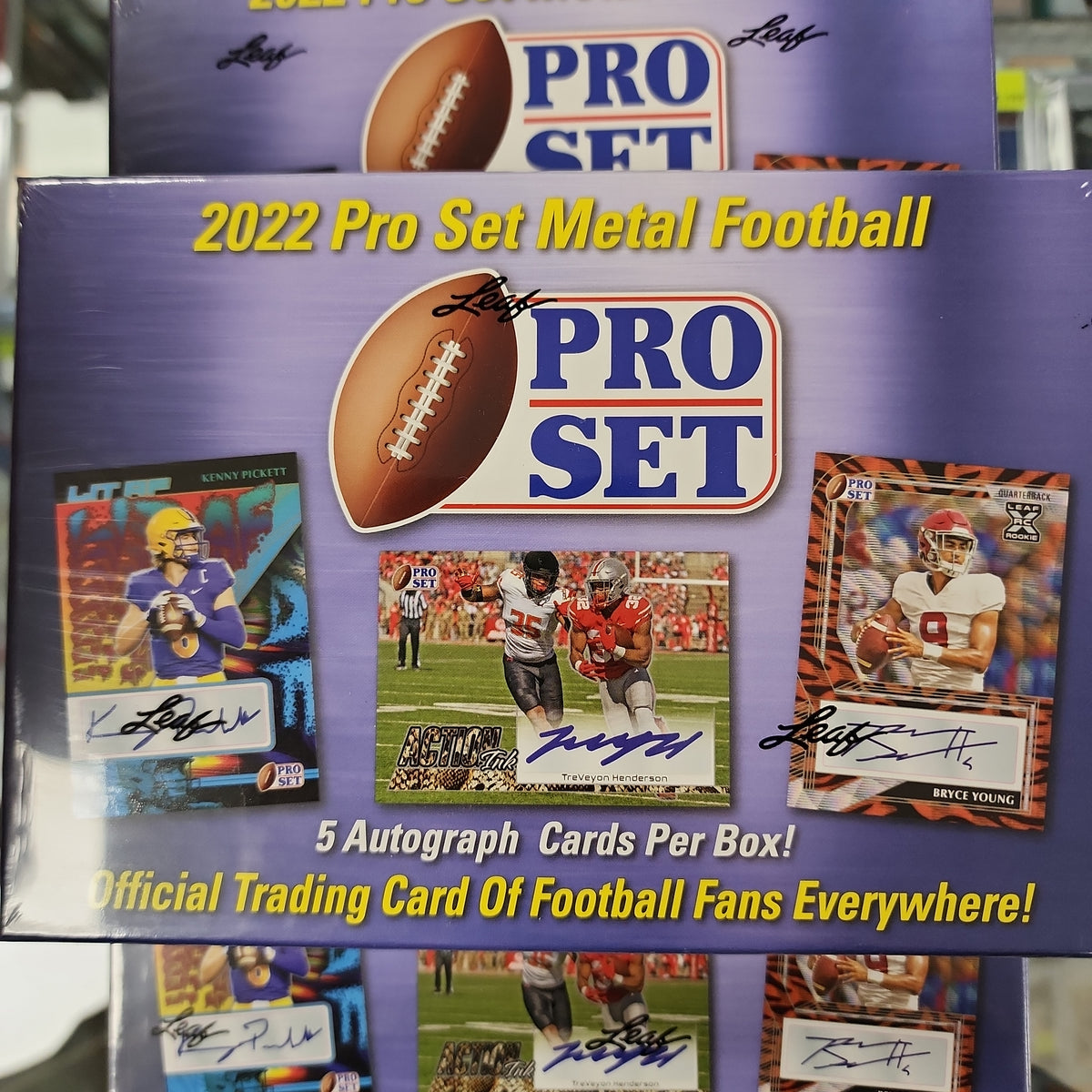 2022 Leaf Pro Set Metal Football Hobby Box – SCJ