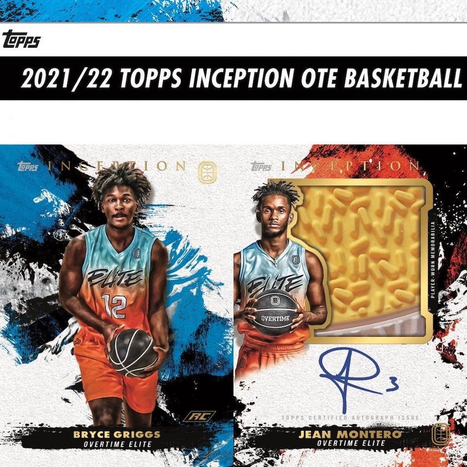2021-22 Topps Inception OTE Overtime Elite Hobby Box – SCJ